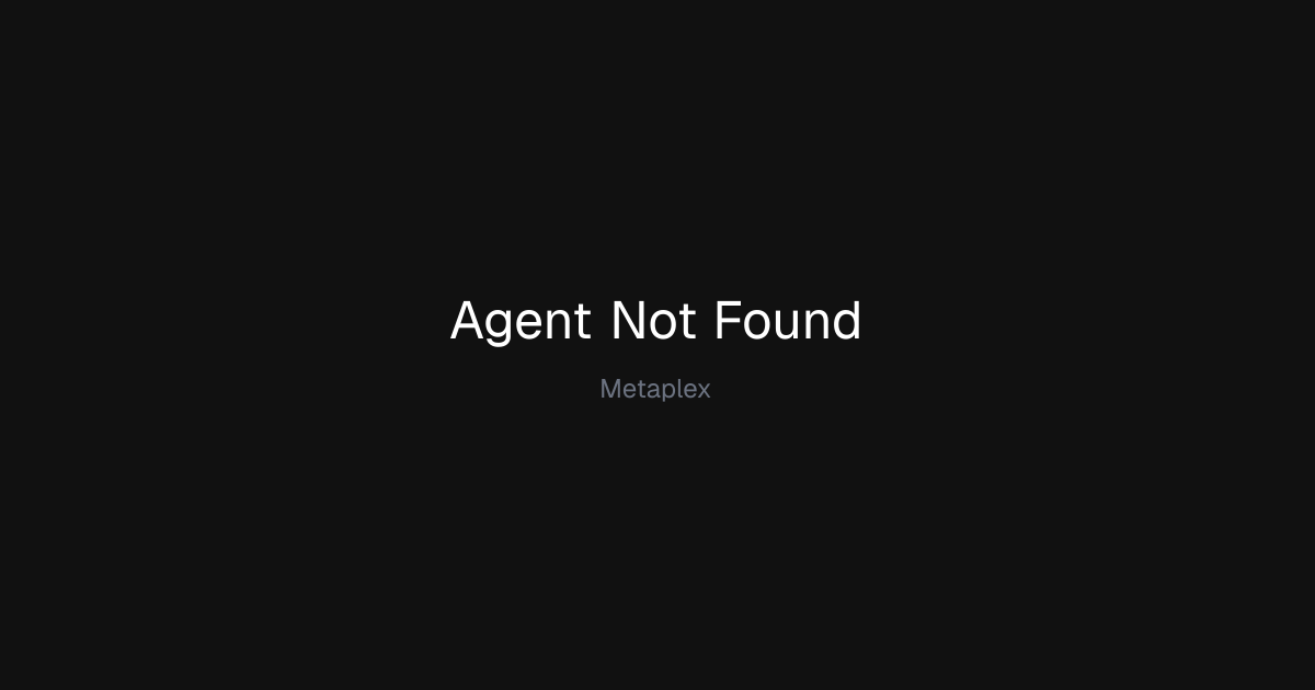 METACOIN | Agents | Metaplex
